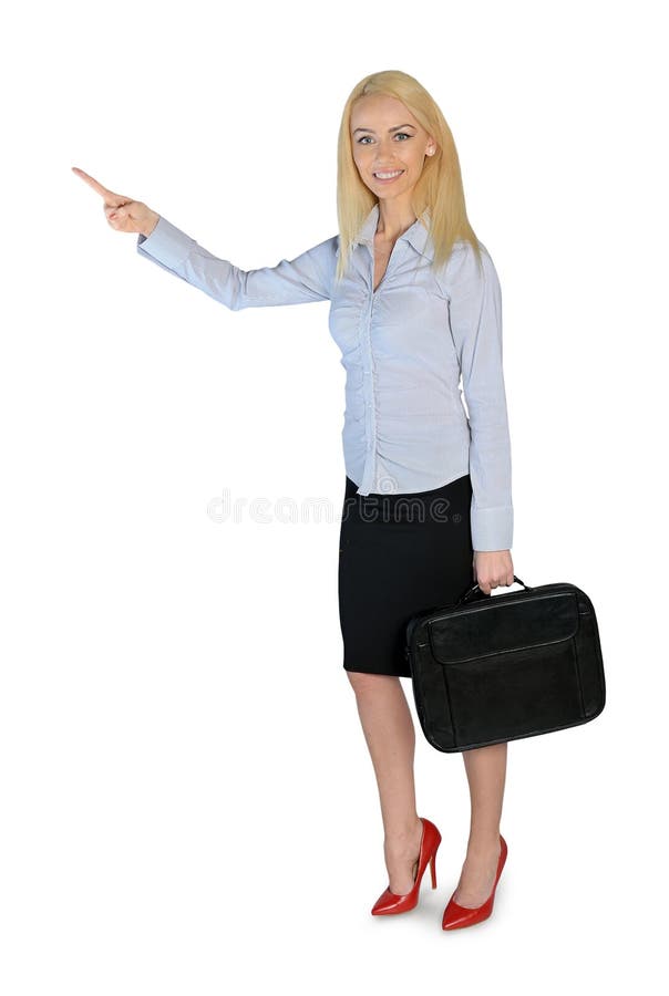 Business woman presenting stock photo. Image of presentation - 49407218