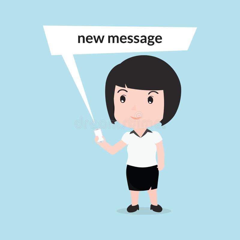 Businessman Holding Right and Wrong Signs, Cartoon Stock Vector ...