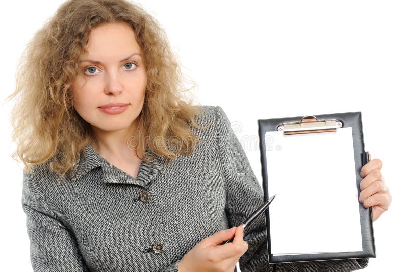 Girl Stretching a Hand, Representing Something. Stock Image - Image of ...