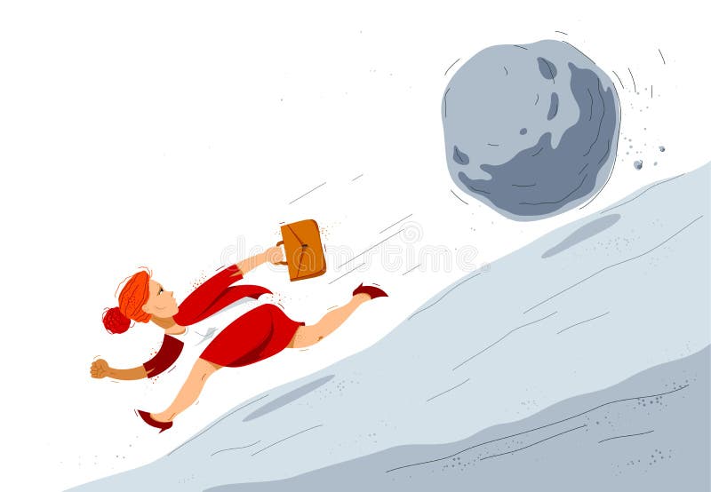 Business Woman Discovering Graphs Statistics Vector Cartoon ... Business Woman Discovering Graphs Statistics Vector Cartoon ...
