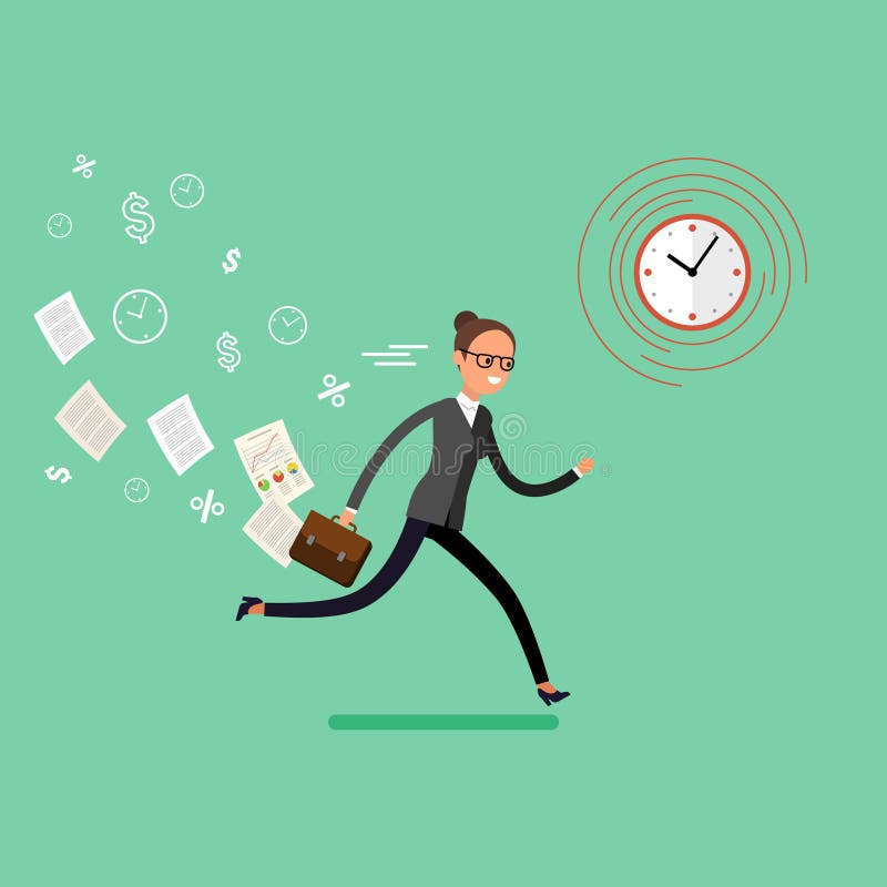 Time Catching Up Stock Illustrations – 70 Time Catching Up Stock ...