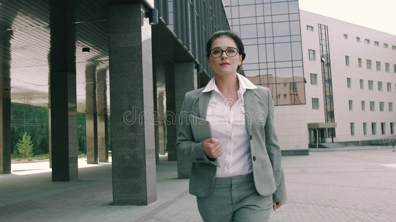 Running Late, Business Woman and City Work Commute with Rush for ...