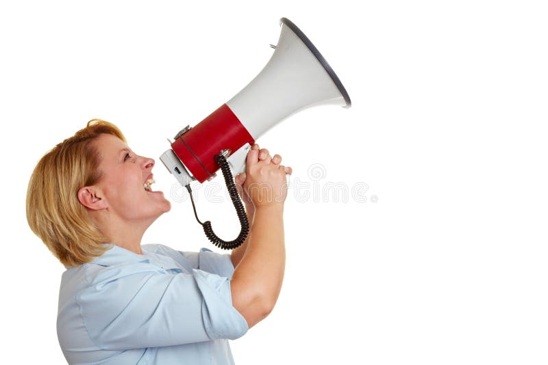 Woman screaming at man stock photo. Image of person, rant - 28256232