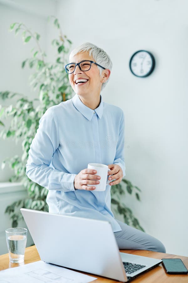 Business Woman Senior Mature Gray Hair Portrait Office Executive ... Business Woman Senior Mature Gray Hair Portrait Office Executive ...