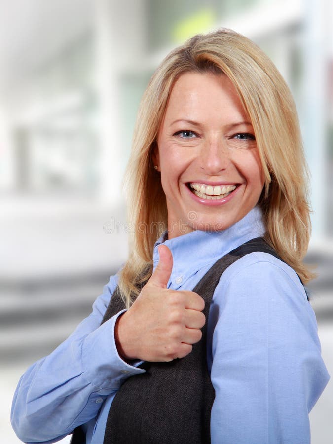Business woman smiling stock image. Image of success - 51401211