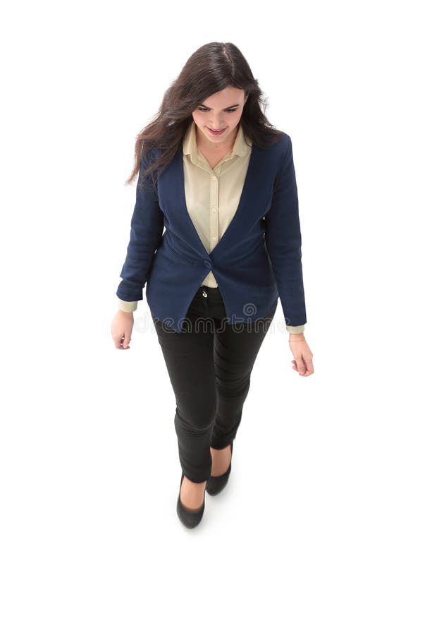 Business woman. Top view. stock photo. Image of concept - 121740422