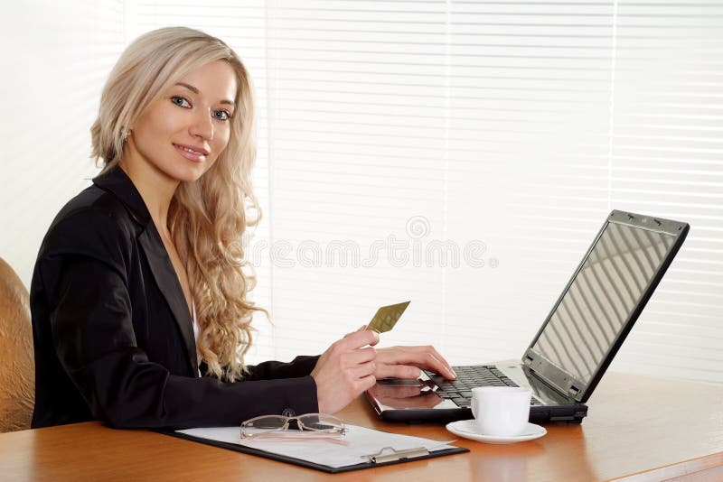 Business woman typing stock photo. Image of work, human - 23646262