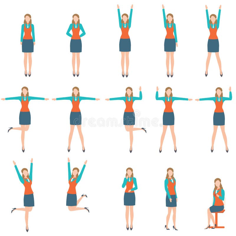 Sit Stand Exercise Stock Illustrations – 331 Sit Stand Exercise Stock ...