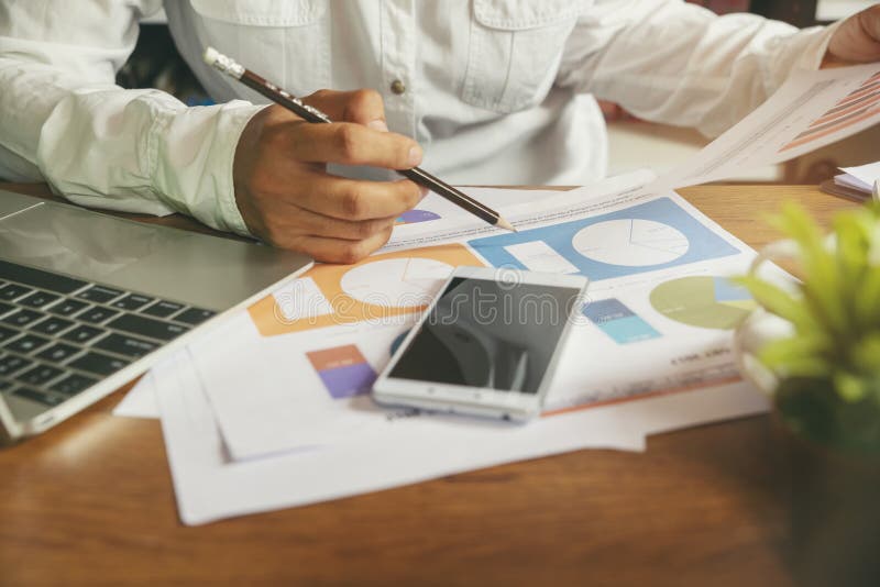 Business Woman Viewing Summary and Annual Report Stock Photo - Image of ... Business Woman Viewing Summary and Annual Report Stock Photo - Image of ...