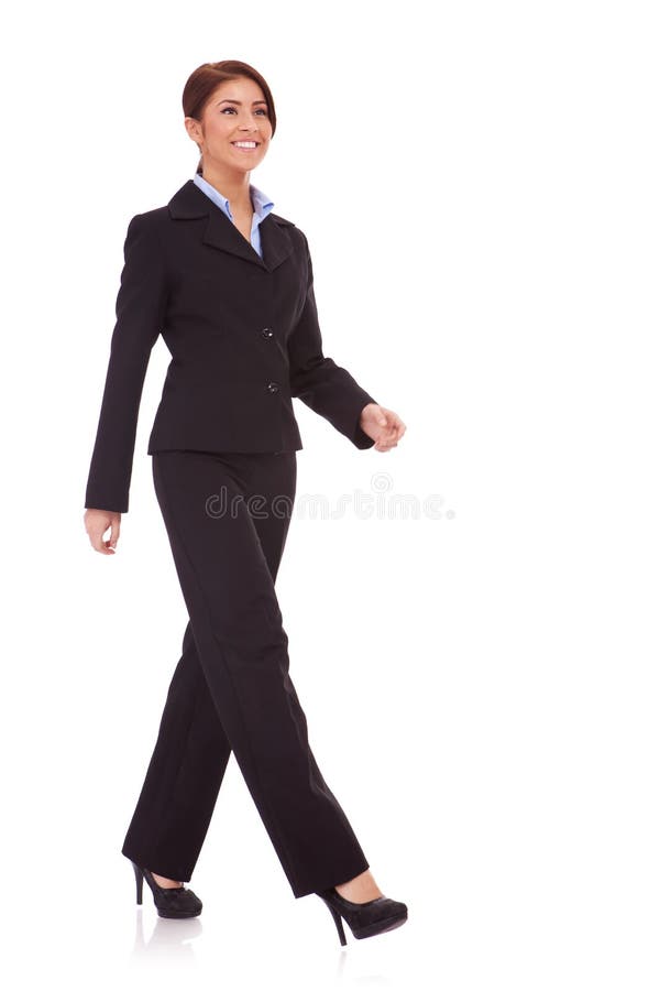 Business woman walking stock photo. Image of friendly - 25251166