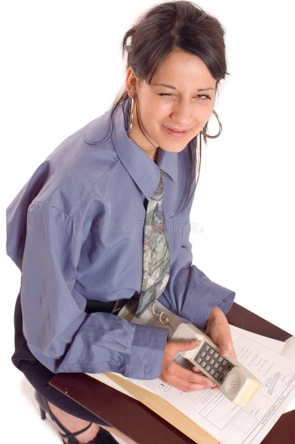 Business woman winking stock photo. Image of confident - 3241730