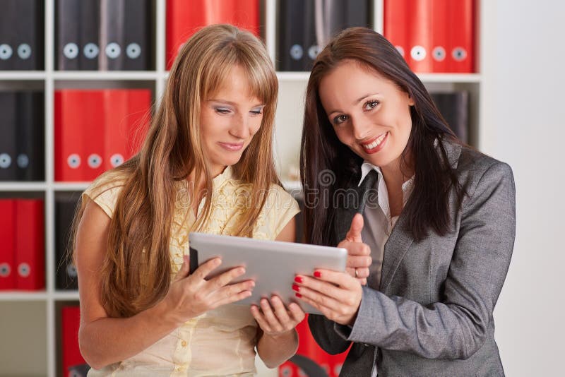 Man and Women Computer Technicians Stock Photo - Image of corporate ...
