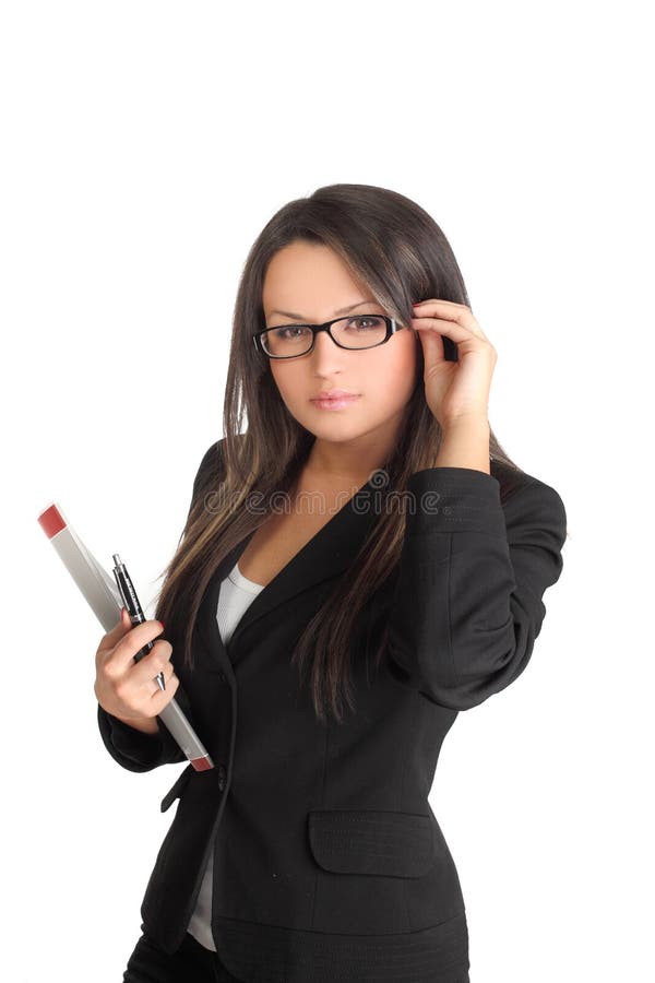 Business women in glasses stock photo. Image of assistant - 19690630