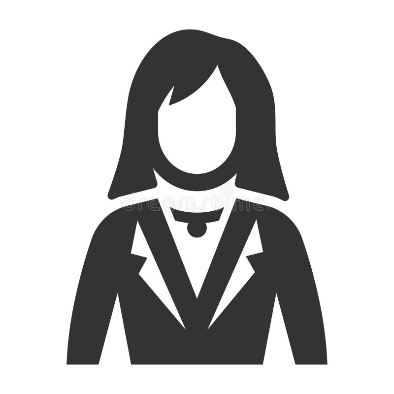 Business women icon stock vector. Illustration of woman - 265309006