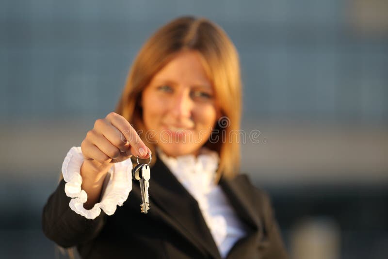 Hand holding keys stock image. Image of agent, finance - 10212699