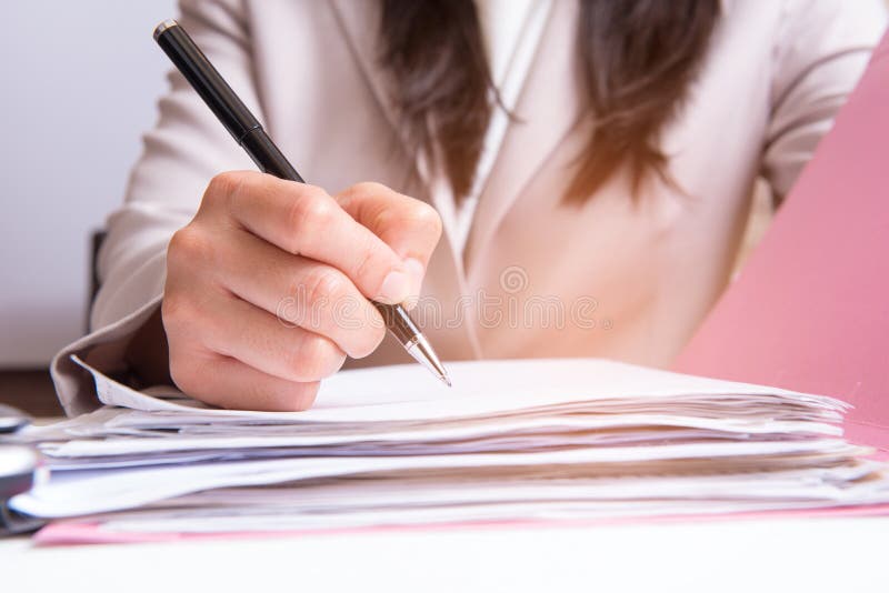 Business women signing stock image. Image of holding - 83845515