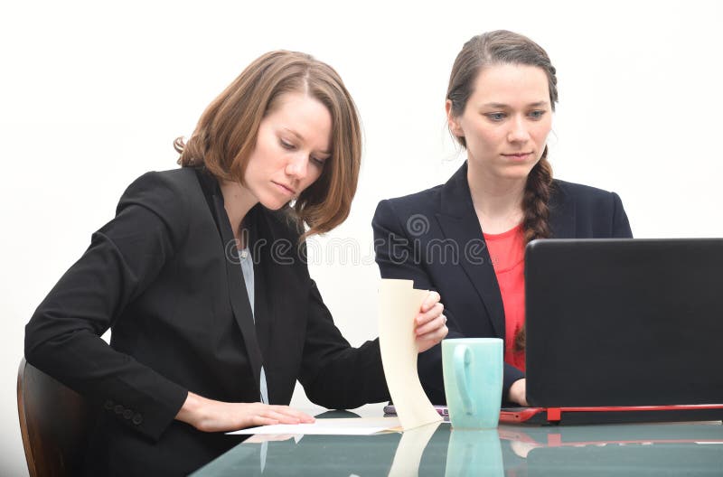 Business Women Working Together Stock Image - Image of successful ...