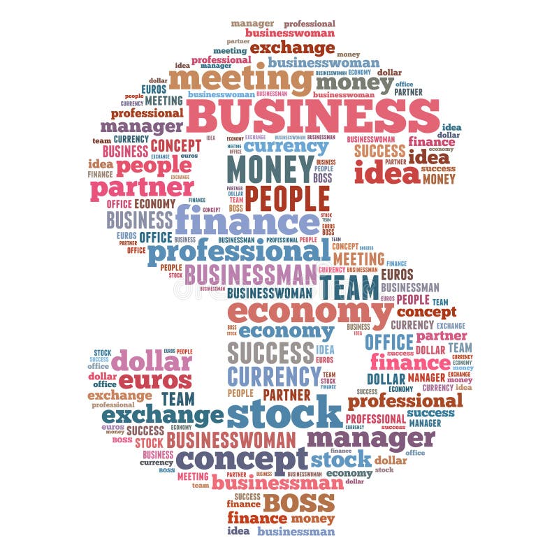Business word cloud stock illustration. Illustration of idea - 30977539