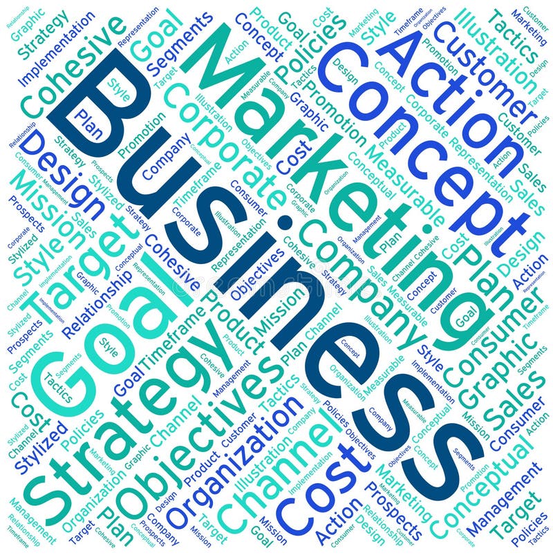 Business Word Cloud stock vector. Illustration of company - 108484282