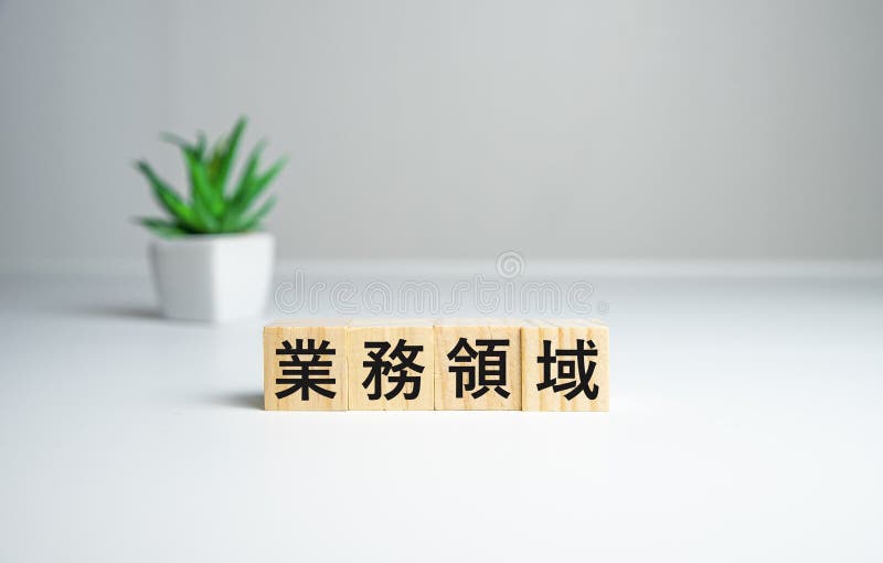 Business Word from Wooden Blocks in Chinese Language Stock Image ...