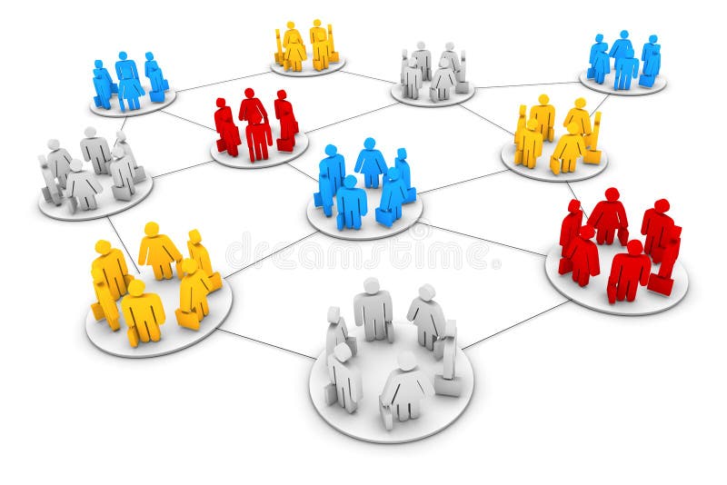 Business work groups stock illustration. Illustration of talk - 7065759