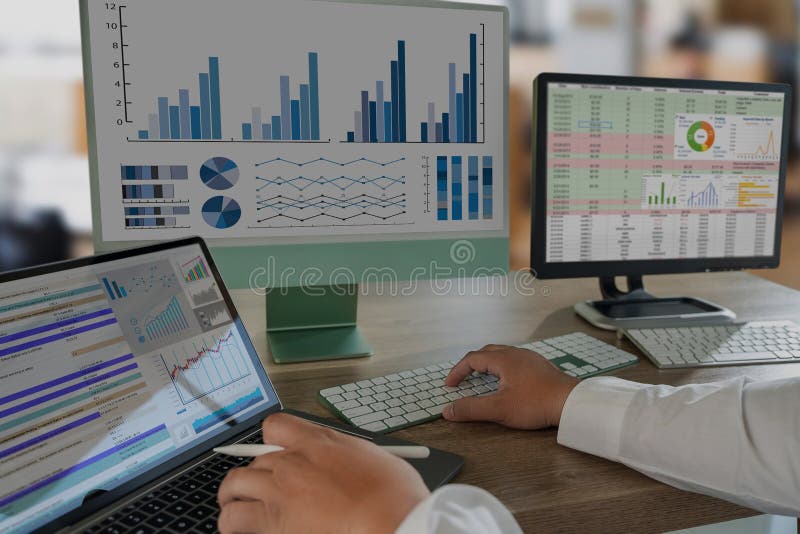 Business Work Hard Data Analytics Statistics Chart Information Business ...