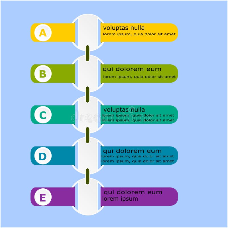Business Work Step Tag on Background Vector Stock Illustration ...