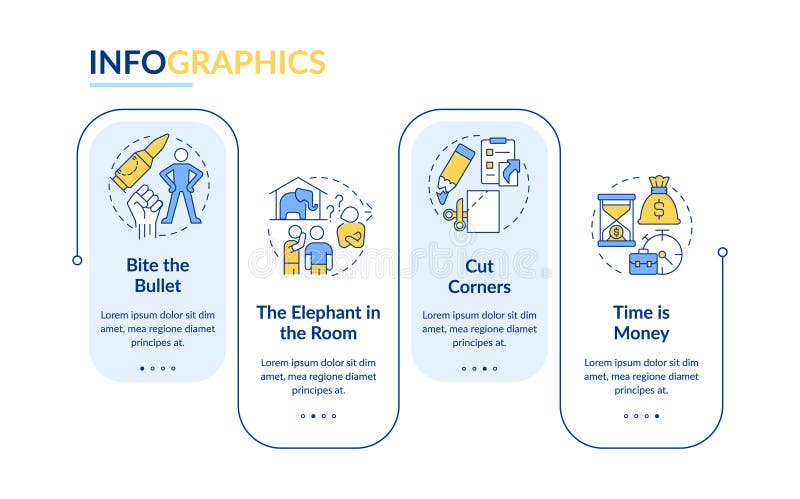 Business Workflow Management Rectangle Infographic Vector Stock Vector ...