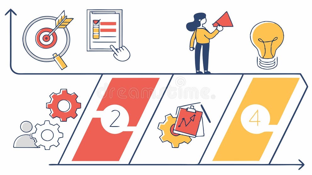 Business Workflow with People and Innovation, Progress and Teamwork ...