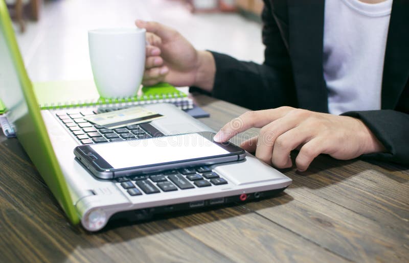 Business stock photo. Image of keyboard, modern, hand - 131276576