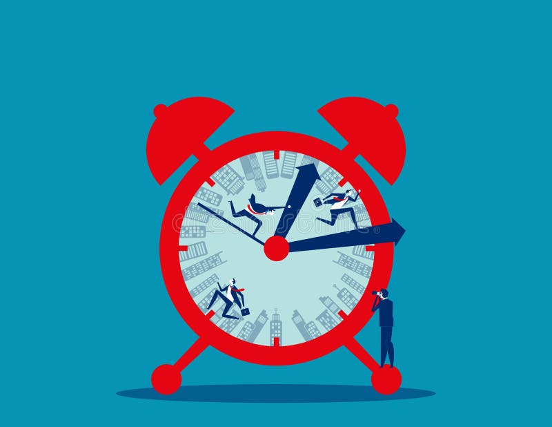 Business and Working Watch. Concept Business Vector, Clock, Time ...