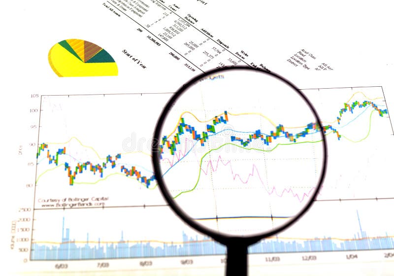 Business Workplace with Papers Stock Image - Image of market, diagram ...