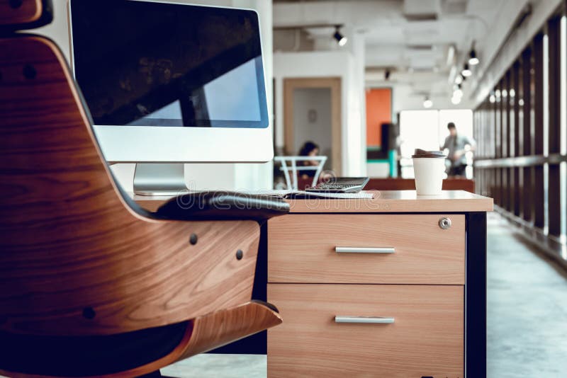 Business Workplace and Table Desktop in Office Room, Interior Workspace ...