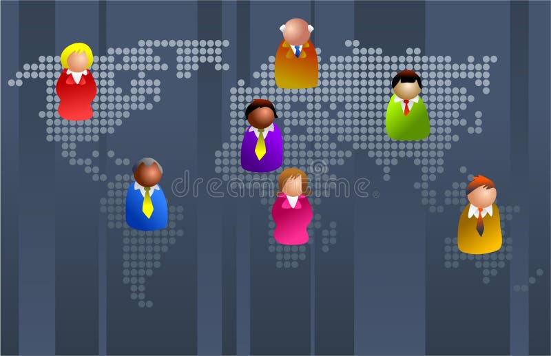 Business world stock illustration. Illustration of earth - 342836