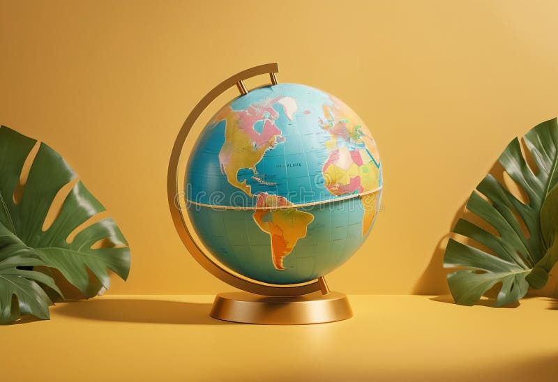 Business World Globe Global Background Banner Stock Illustration ...