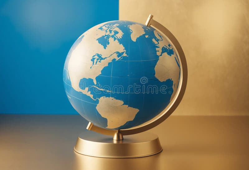 Business World Globe Global Background Banner Stock Illustration ...