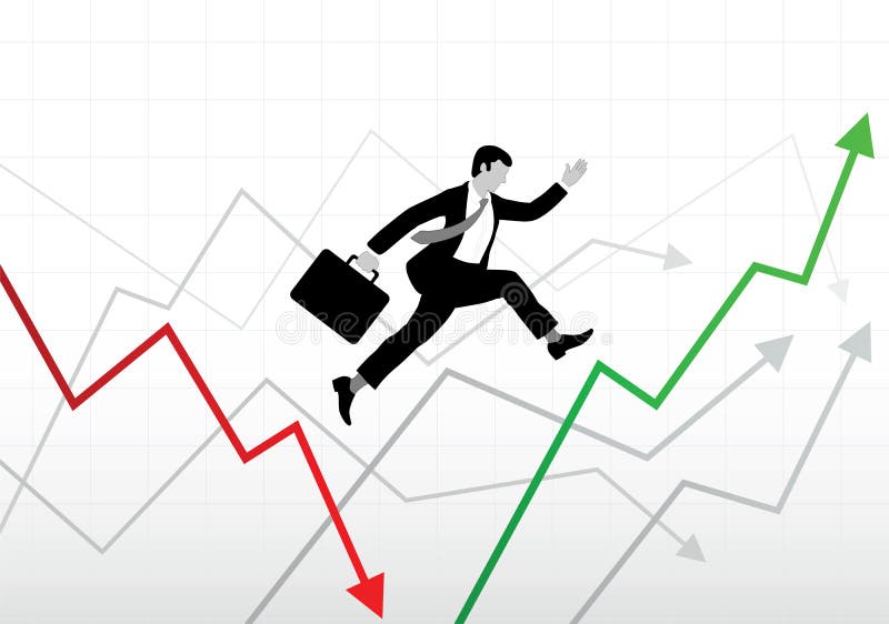 Business World Ups and Downs Stock Vector - Illustration of financial ... Business World Ups and Downs Stock Vector - Illustration of financial ...