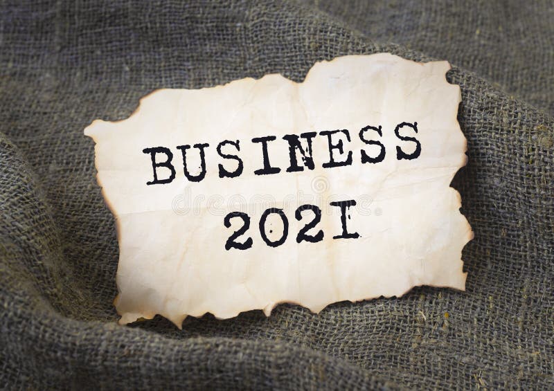 Business 2021 Year Concept for Business in New Normal Reality Stock ...