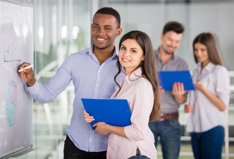 Business stock photo. Image of presentation, graph, flip - 55617560