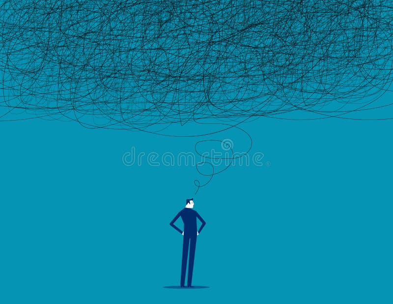 Businesses Confusion and Complexity, Business Mistake Vector Flat Style ...