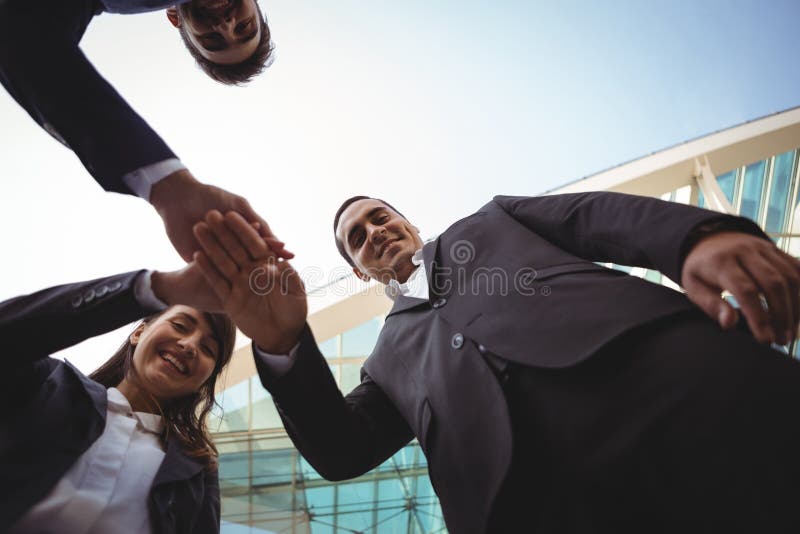 Businesses Executives Forming a Hand Stack Stock Photo - Image of ...
