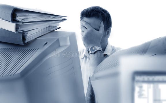 Businessman stock photo. Image of computer, disappointed - 1173352