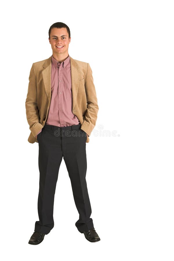 Boy in Dad s Business Suit stock photo. Image of career - 3906808