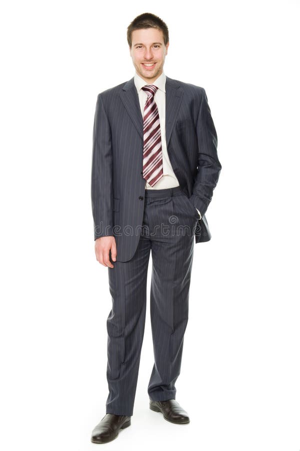 Boy in Dad s Business Suit stock photo. Image of career - 3906808