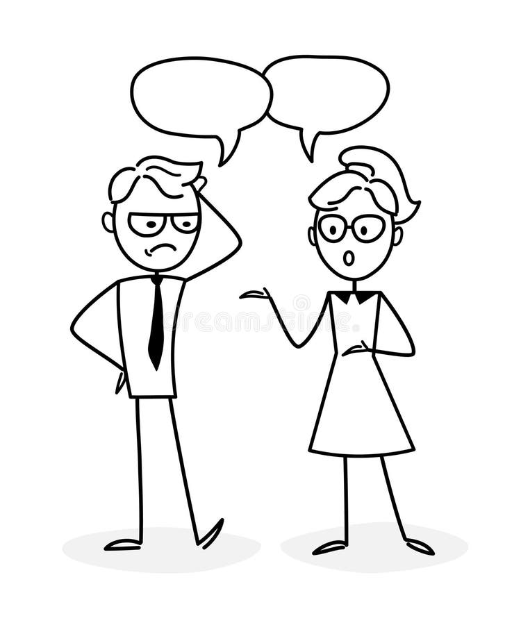 People Working in the Office, Negotiating and Discussing Issues, Solve ...