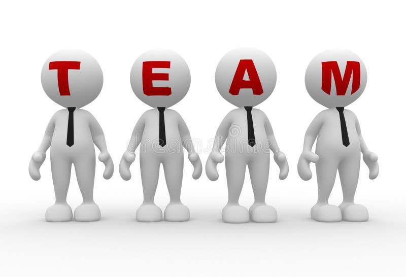 3d small people - team stock illustration. Illustration of grey - 23071405