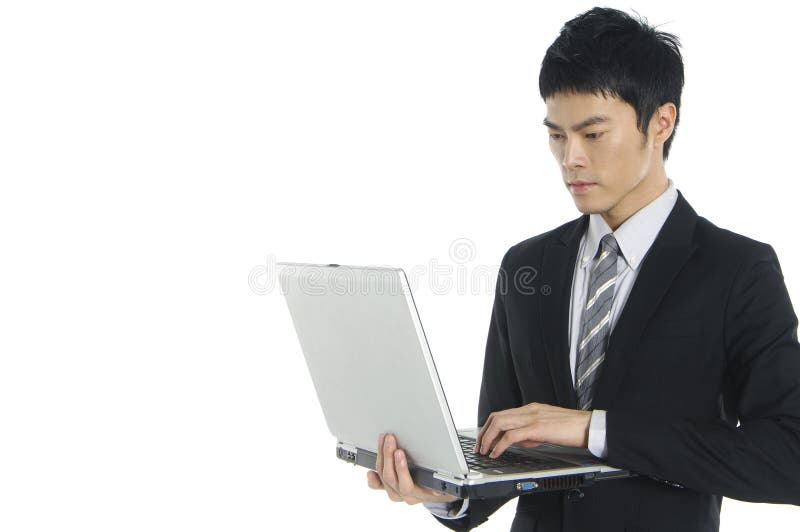 Businessman stock photo. Image of good, computer, businessman - 5057362