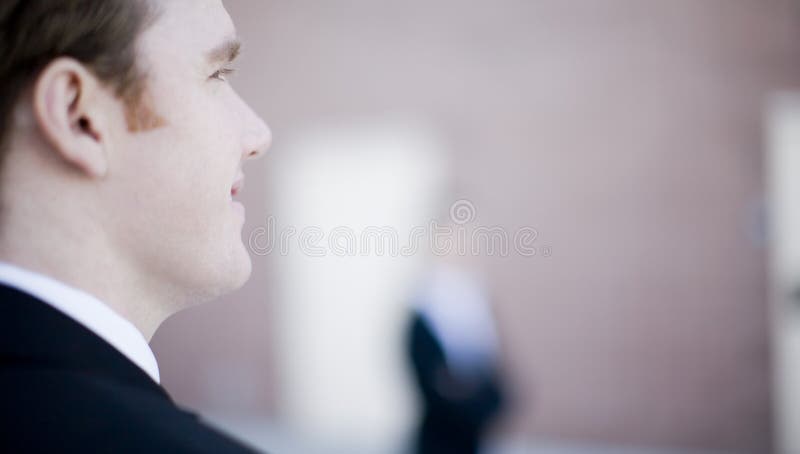 Looking in the Mirror and Reflecting Stock Image - Image of mirror ...