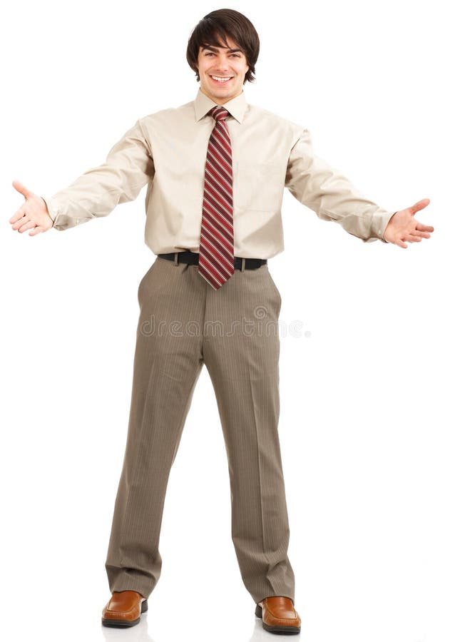 Young man explaining stock photo. Image of adult, face - 3013352