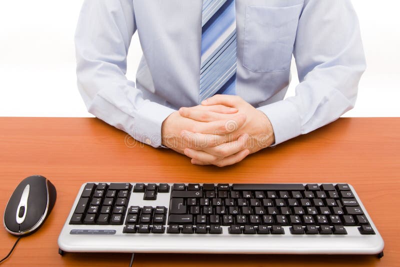Businessman S Feet Propped Up on the Desk Stock Photo - Image of ...